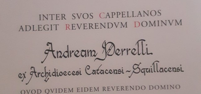 Don Andrea Perrelli nominato Monsignore da Papa Francesco - WebOggi.it